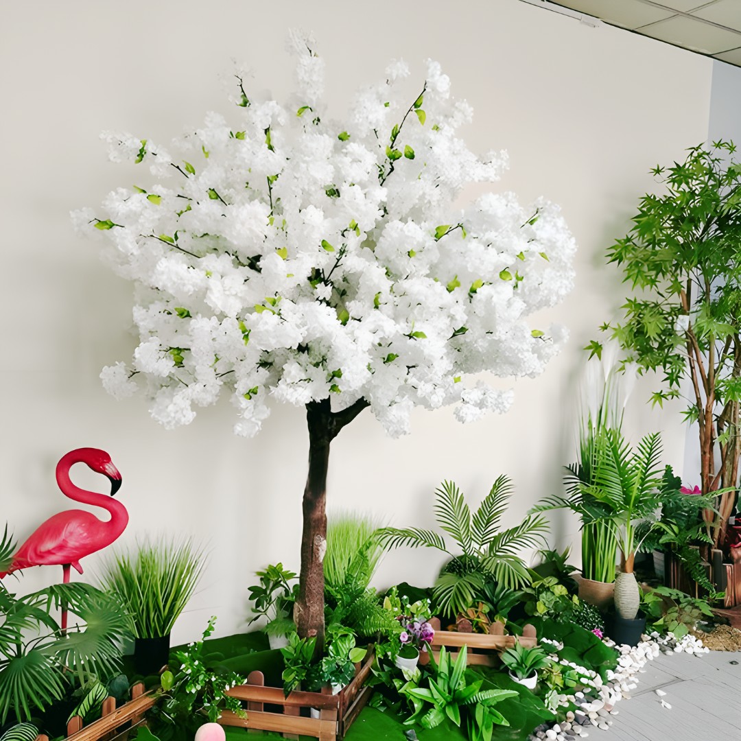 White Cherry Blossom Tree Decor | Party Decor Canada