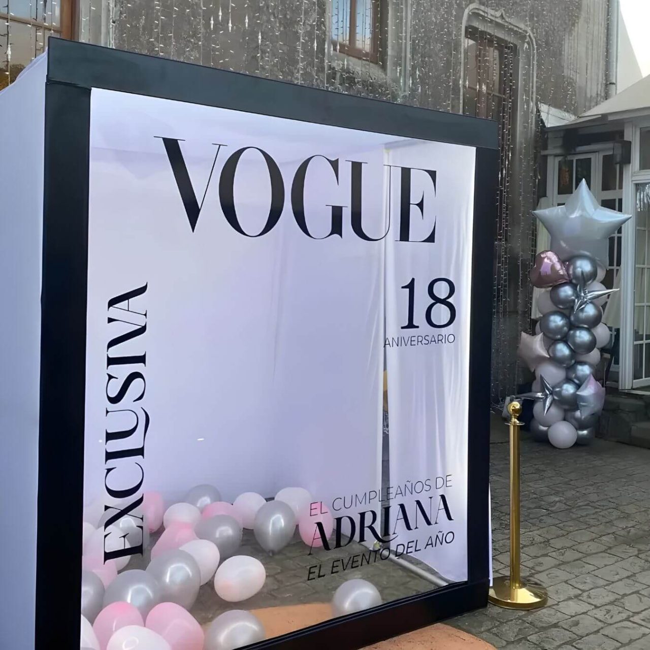 Vogue Style Magazine Photo Booth | Party Decor Canada